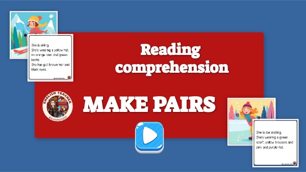 MAKE PAIRS: Reading | Genially