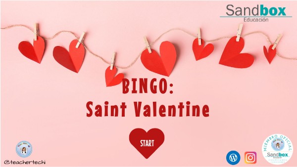 Bingo: Saint Valentine | Genially