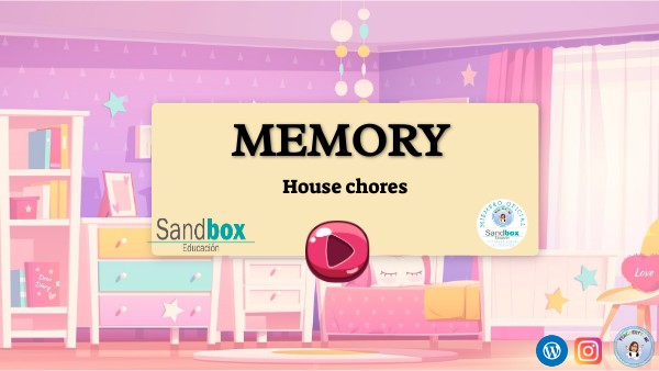 Memory: house chores | Genially