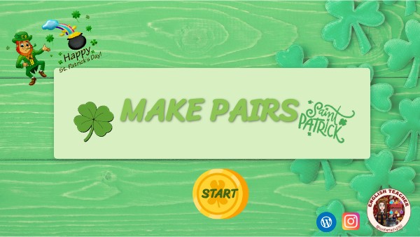 MAKE PAIRS: Saint Patrick