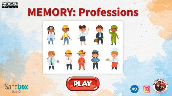 Memory: Professions | Genially