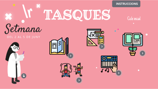 Tasques 1r (del 2 al 5 de juny) | Genially