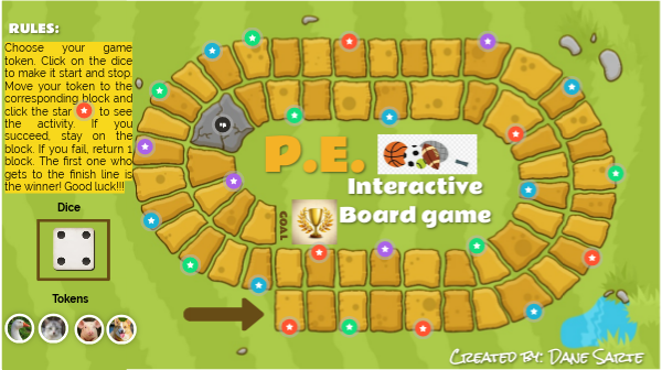 P.E. Interactive Board Game copy | Genially