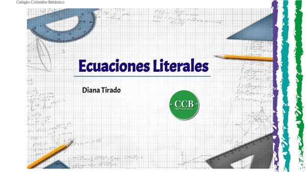 Ecuaciones Literales