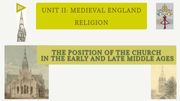 THE POSITION OF THE CHURCH IN THE MIDDLE AGES | Genially