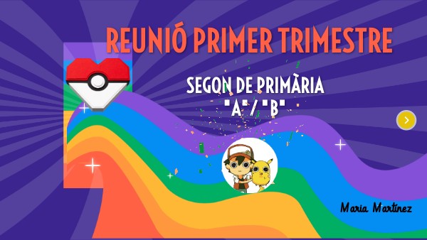 REUNIÓ PRIMER TRIMESTRE 2n A/B | Genially