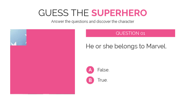GUESS THE SUPERHERO