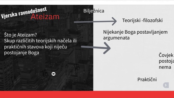 Ateizam i vjerska ravnodušnost | Genially