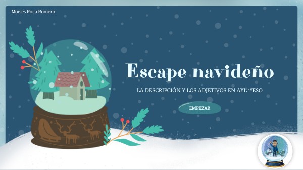 ESCAPE ROOM NAVIDEÑO texto descriptivo y adjetivos | Genially