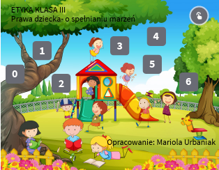 Interactive image Etyka klasa III | Genially