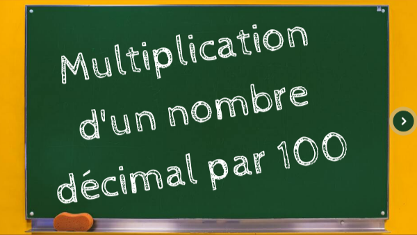 Multiplications par 100 | Genially