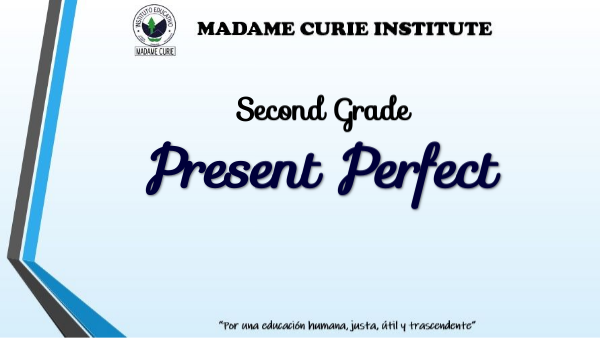 2ND.GRADE-PRESENTPERFECT | Genially