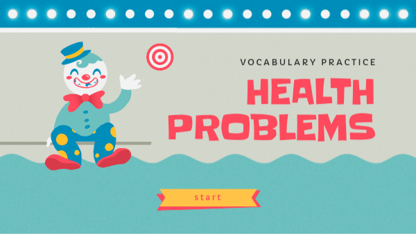 Health problems game | Genially