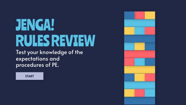 JENGA EXPECTATIONS REVIEW WORKOUT | Genially