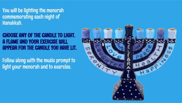 light the menorah