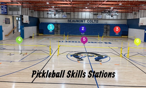 Pickleball Skills Stations