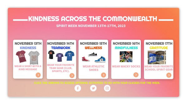 KINDNESS ACROSS COMMONWEALTH 23-24 | Genially