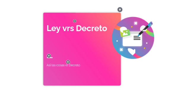 Ley vrs Decreto | Genially