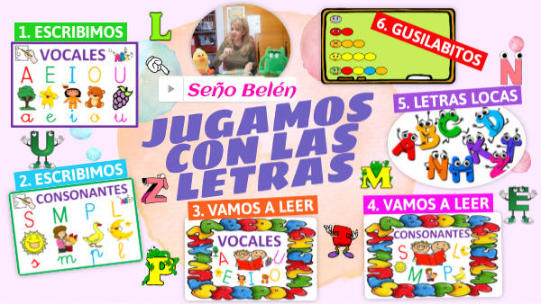 JUGAMOS CON LAS LETRAS