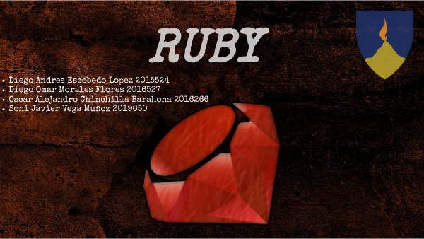 PRESENTACIÓN RUBY