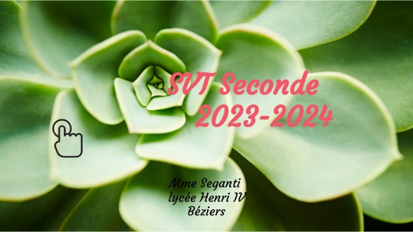 2nde SVT 2023 | Genially