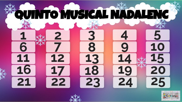 BINGO MUSICAL NADAL 23 | Genially