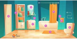 Cuarto de baño 1 - 13.0001 | Genially