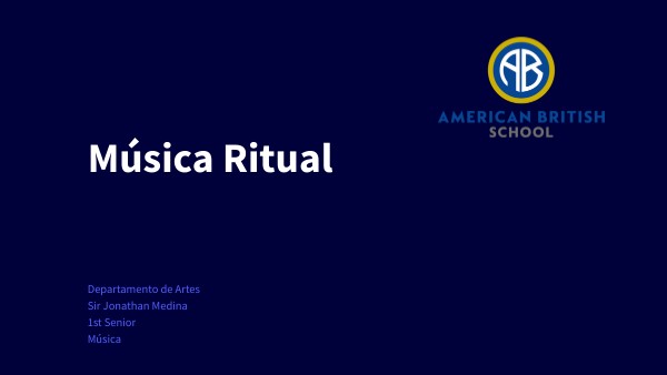 Música ritual