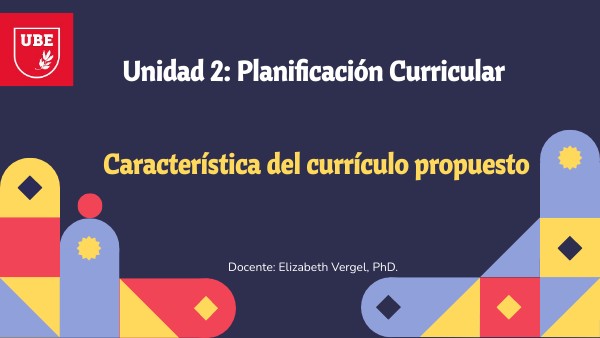 Planificación curricular | Genially