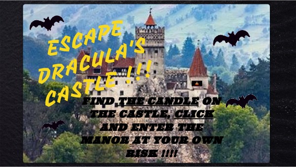 Escape Dracula's castle | Genially