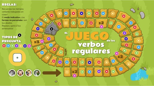 JUEGO DE LOS VERBOS REGULARES | Genially