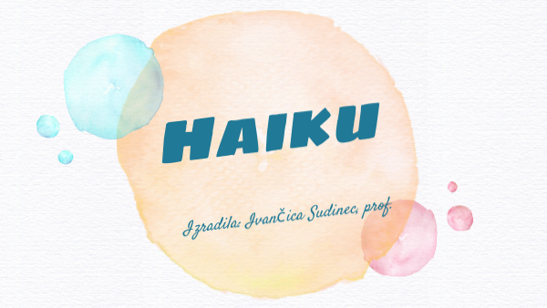 HAIKU | Genially