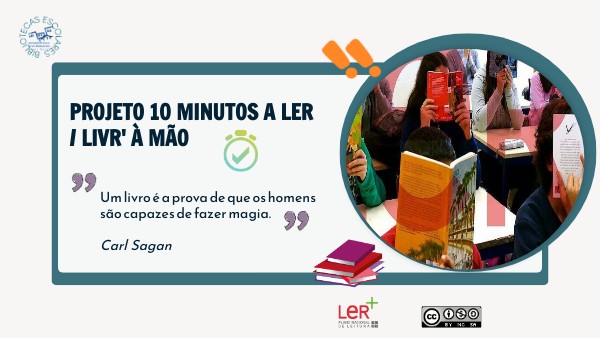 10 minutos a ler e Livr' à mão | Genially