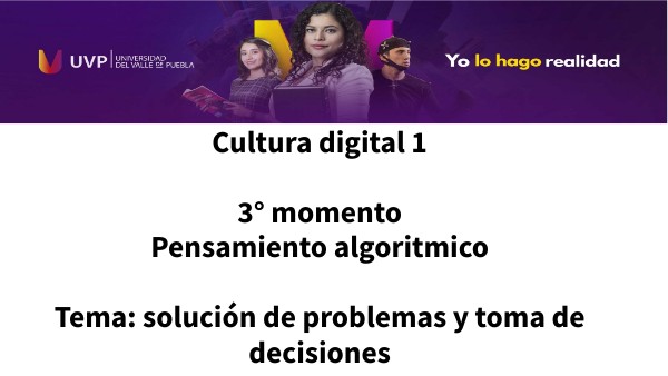 Pensamiento algoritmico tema solucion de problemas | Genially