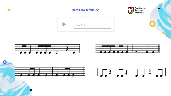 Dictado rítmico 10
