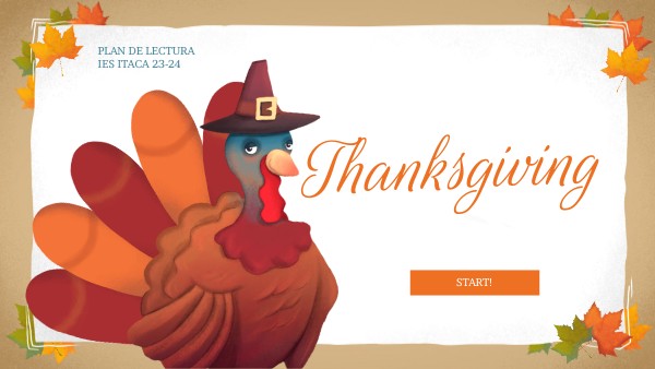 Thanksgiving readers | Genially
