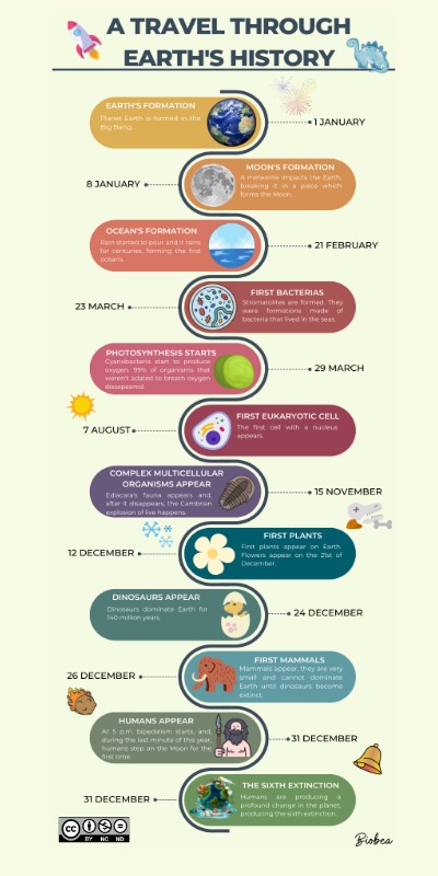 Earth's history timeline