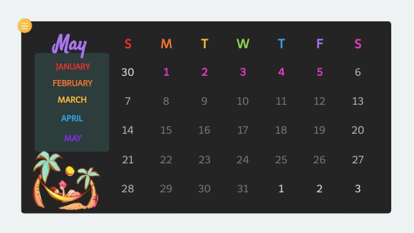 2022-2023 Semester 2 Calendar Art 1 | Genially