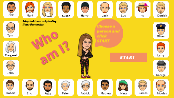Who am I? game | Genially