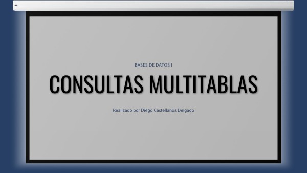 CONSULTAS MULTITABLAS