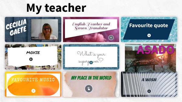 Who is your teacher? | Genially