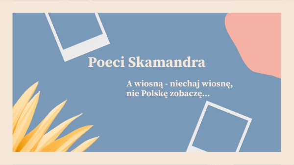 Skamander | Genially