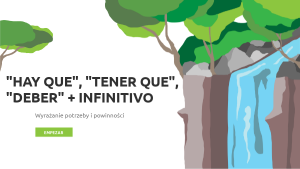 Hay que, tener que, deber + infinitivo | Genially
