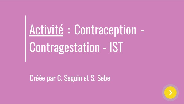 Contraception - Contragestion - IST