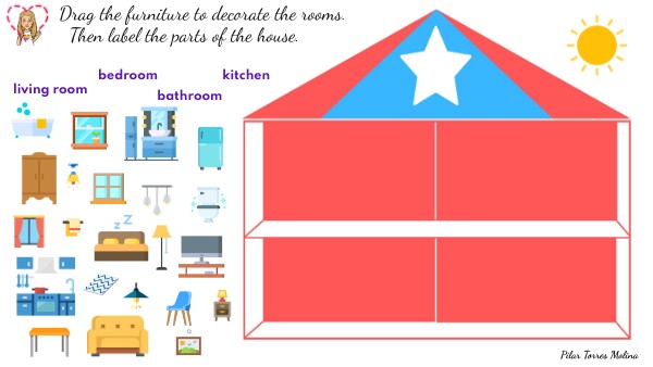 Parts of the house | Genially