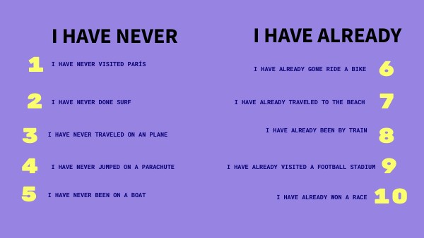 my bucket list | Genially