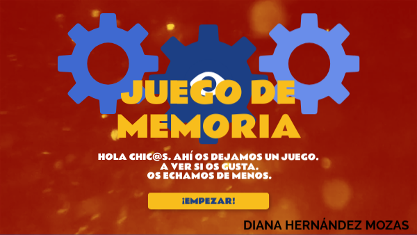 MEMORY INFANTIL | Genially