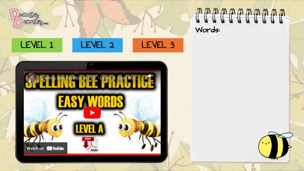 Spelling Bee Practice (English) | Genially