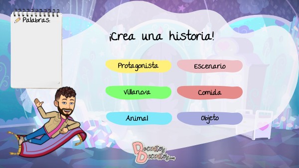 Generador de historias (Español) | Genially