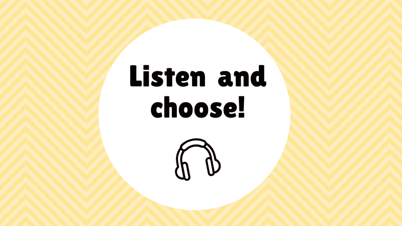Listen and choose spring | Genially